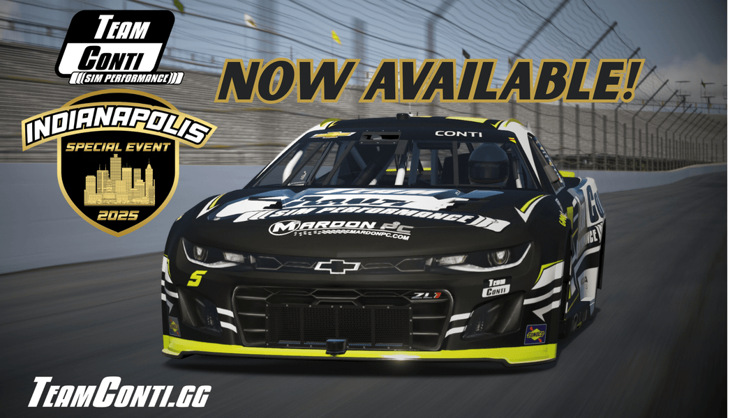 NASCAR iRacing Oval Setups – Team Conti Sim Performance