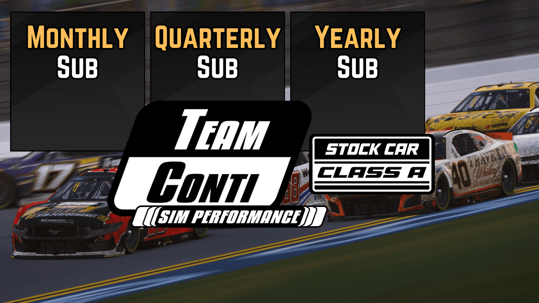 TCSP iRacing Oval Subscriptions and Setup Packs – Team Conti Sim ...