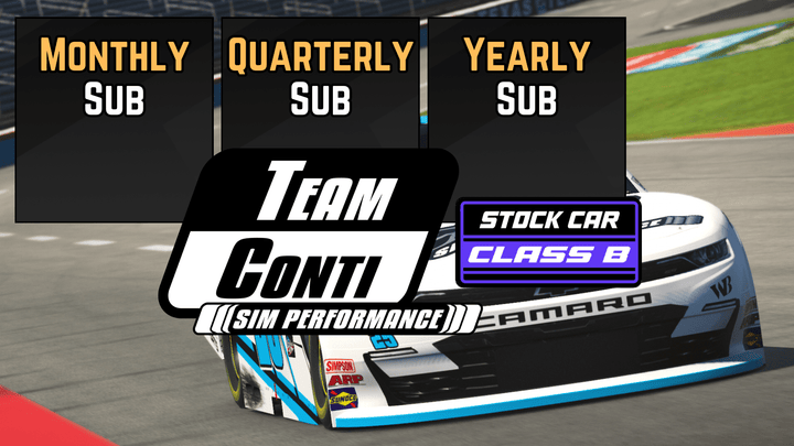 TCSP iRacing Oval Subscriptions and Setup Packs – Team Conti Sim ...