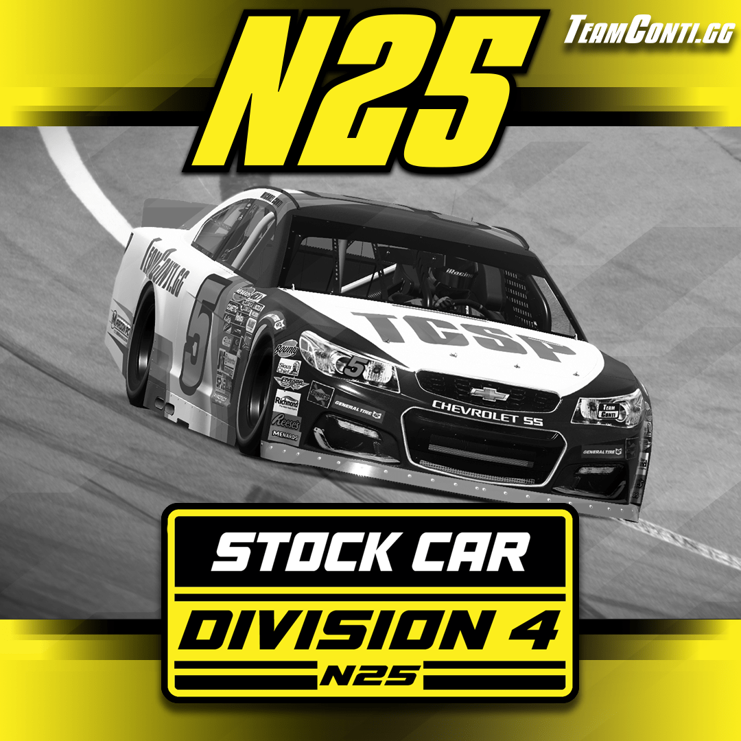 NASCAR 25 Setup Packs – Team Conti Sim Performance