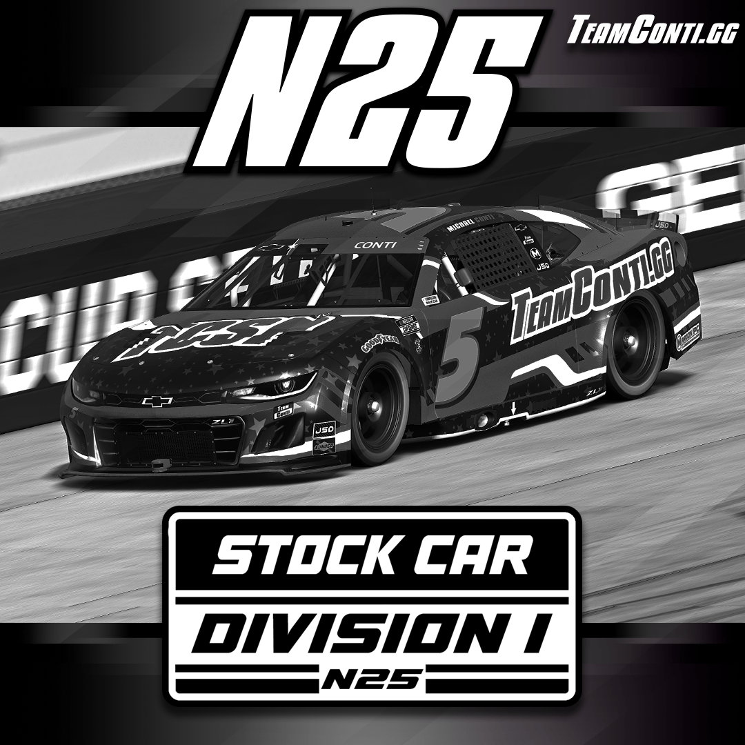 NASCAR 25 (Cup) Setup Packs – Team Conti Sim Performance