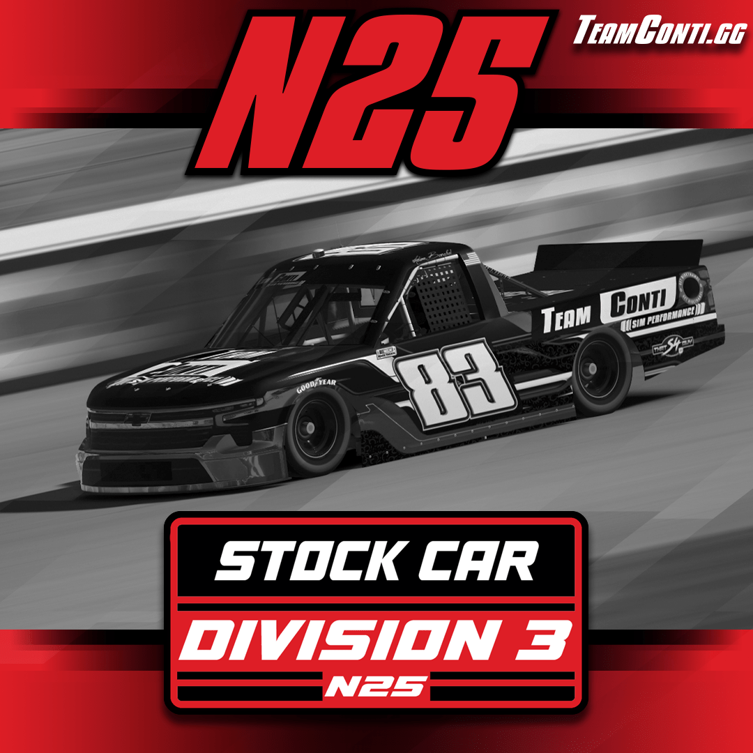 NASCAR 25 Setup Packs – Team Conti Sim Performance