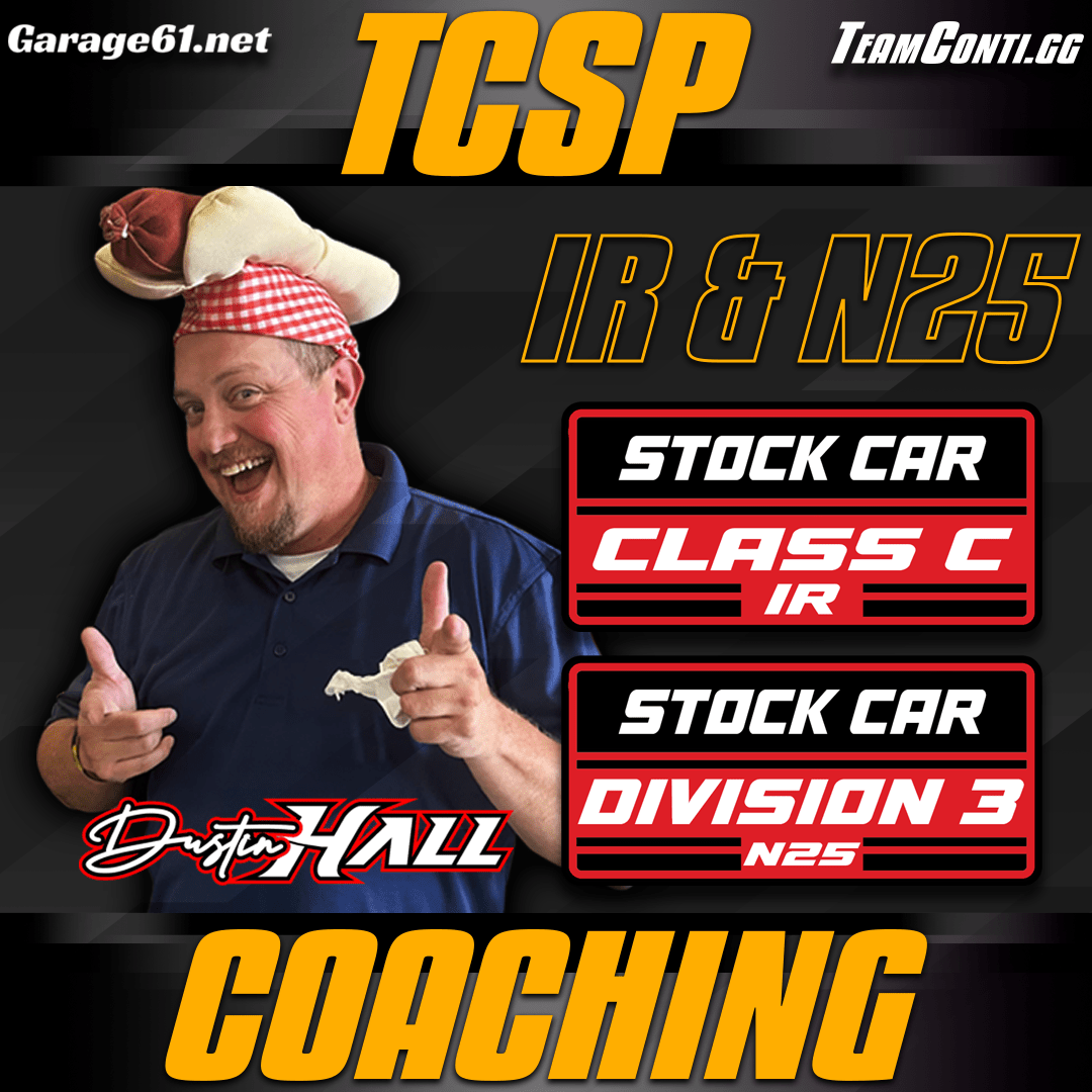 iRacing Performance Coaching: 1-on-1 w/Dustin Hall or Adam Benefiel ...